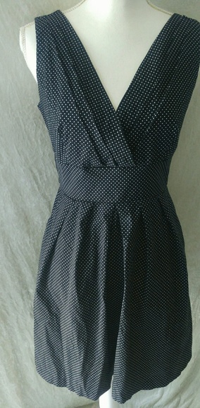 Corey P | Dresses | Corey P Dress 6 Black White Polka Dot Tank | Poshmark